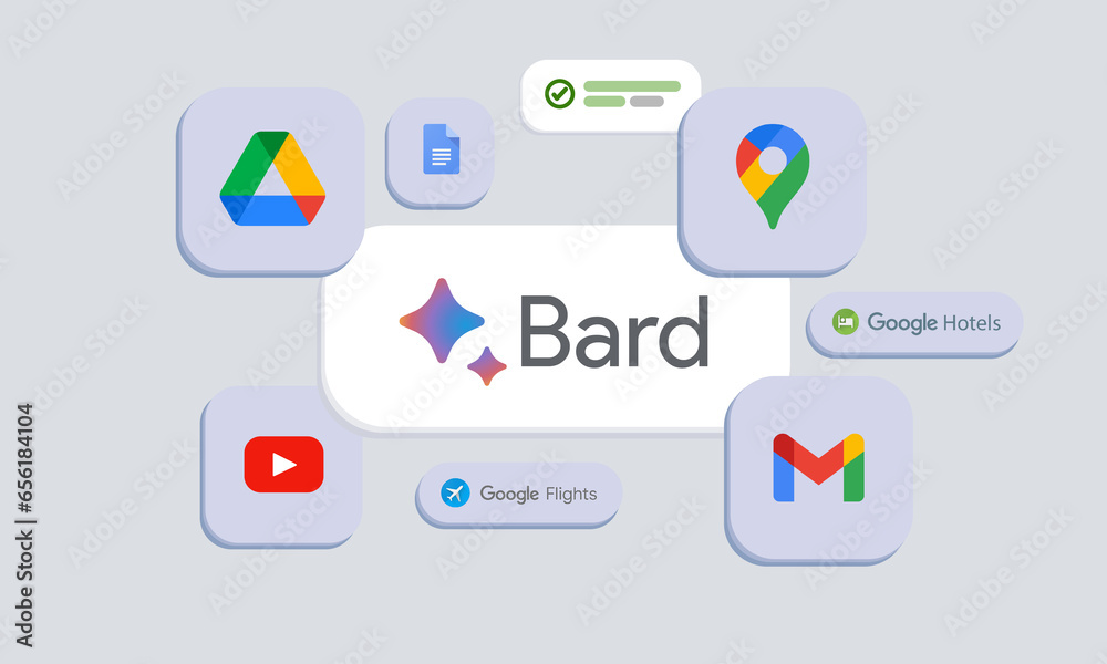 Google Bard Chat Bot with other Google Service, Artificial Intelligence ...