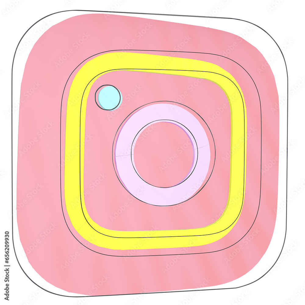 Bangkok, Thailand - October 03, 2023: Social media 3d illustration ...