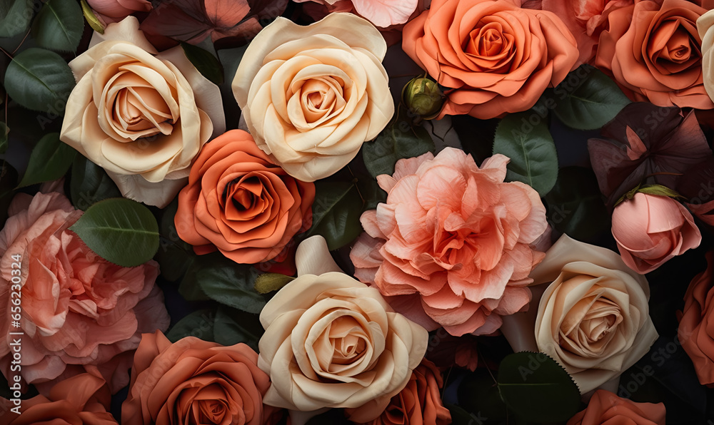 Retro red rose texture background, dramatic big red rose, symbol of ...