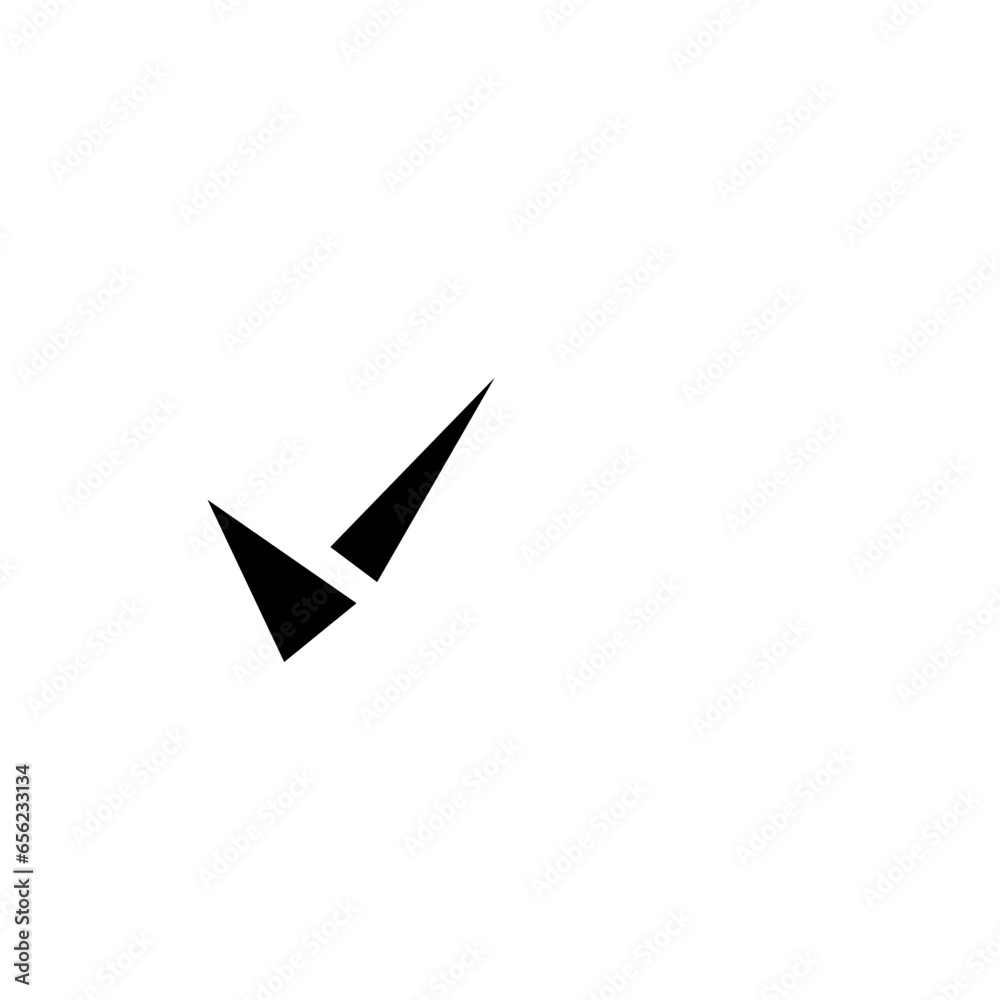 Confirmation Vector Black Icons Set Stock Vector | Adobe Stock