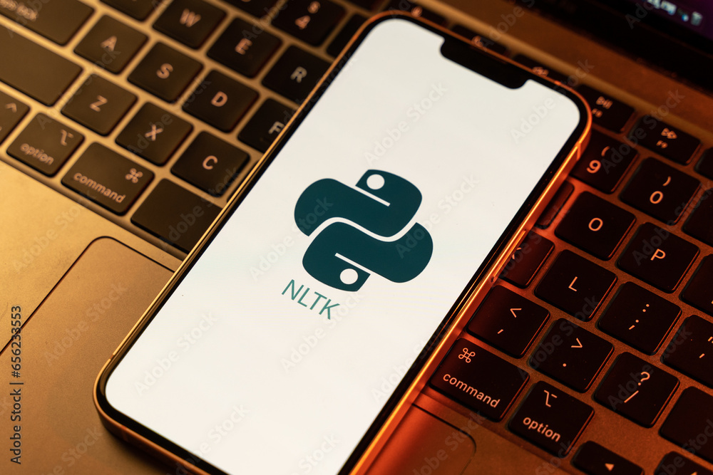 West Bangal, India - july 5, 2023 : Natural Language Toolkit ai logo on ...