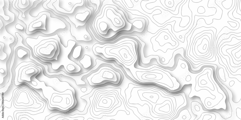 Background lines Topographic map. Geographic mountain relief. Abstract ...