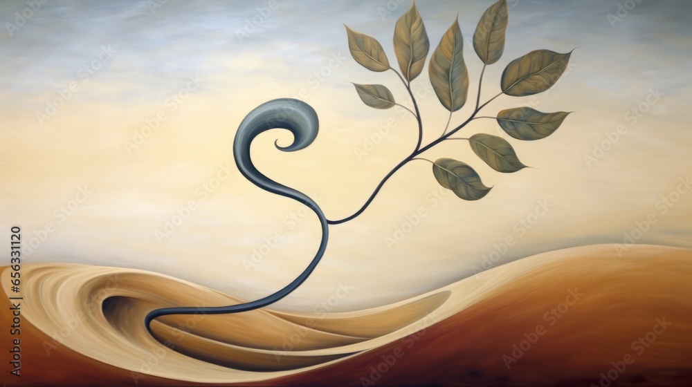 Uplifting Winds: A vulnerable seedling being shielded and nurtured by ...