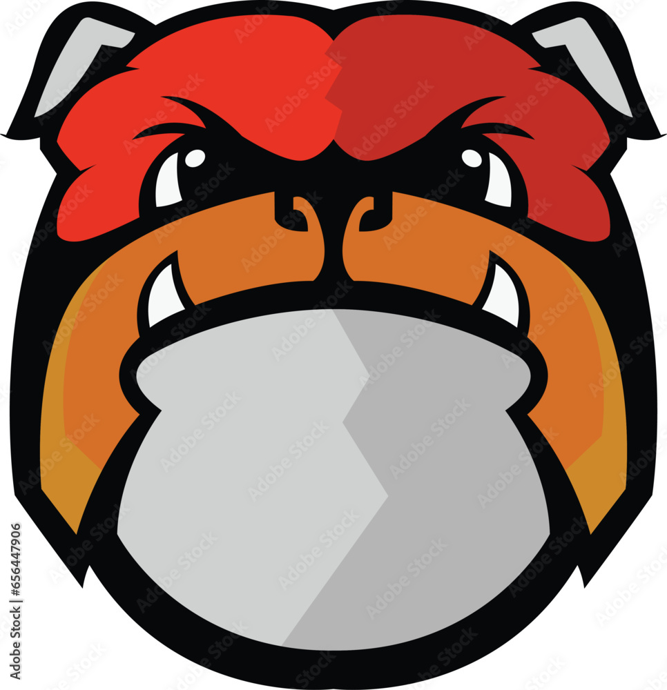 Dog Logo design, Dog sport logo vector , Dog head illustration vector ...