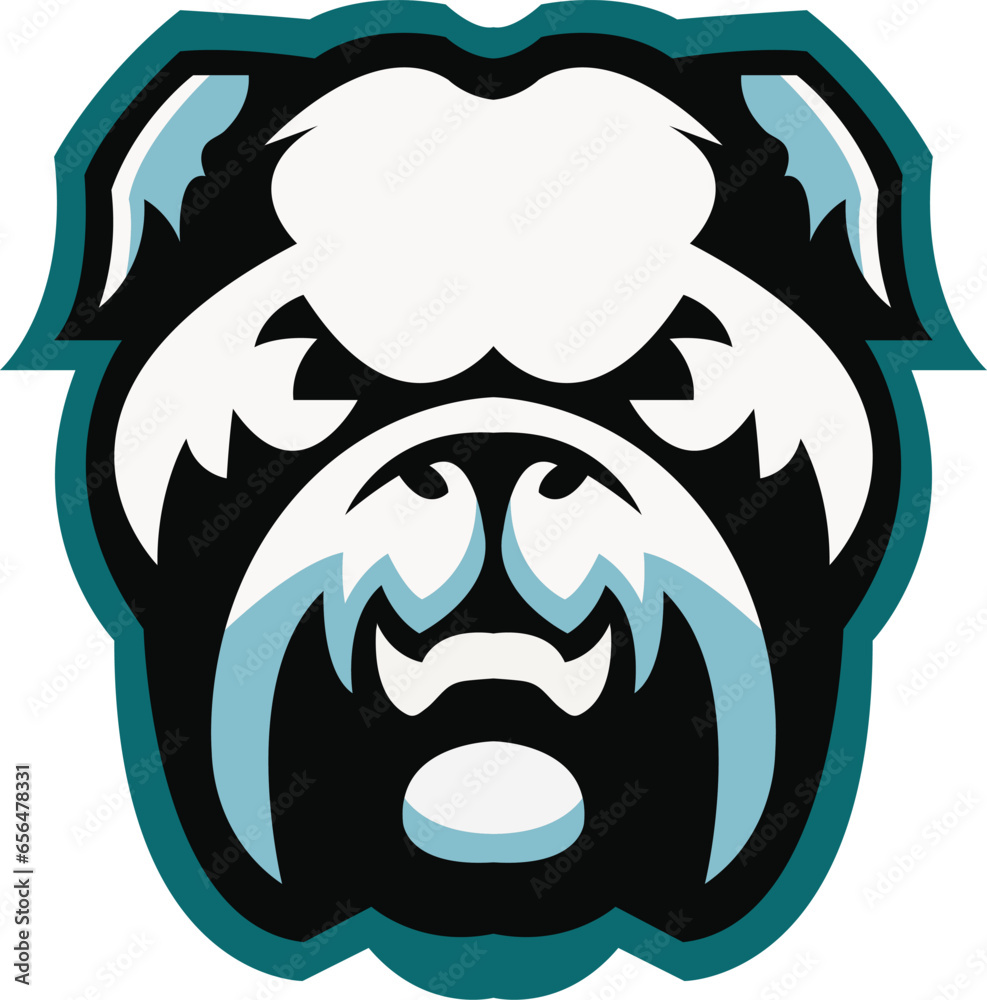 Dog Logo design, Dog sport logo vector , Dog head illustration vector ...