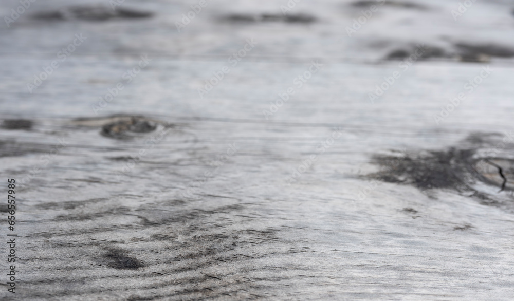 Grey, rustic wood as background with gradient of depth of field Stock ...