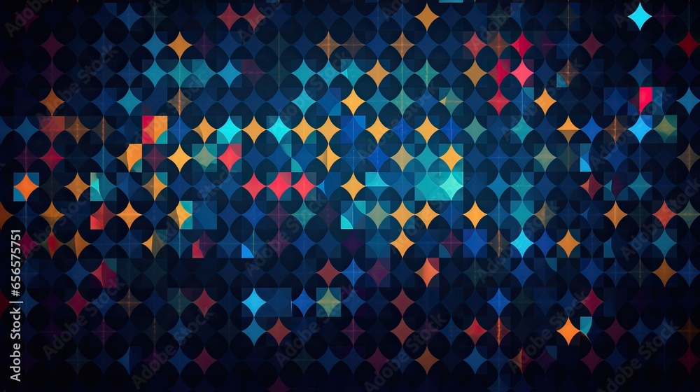 Glowing pattern wallpaper. Glamour background of colorful lights with ...