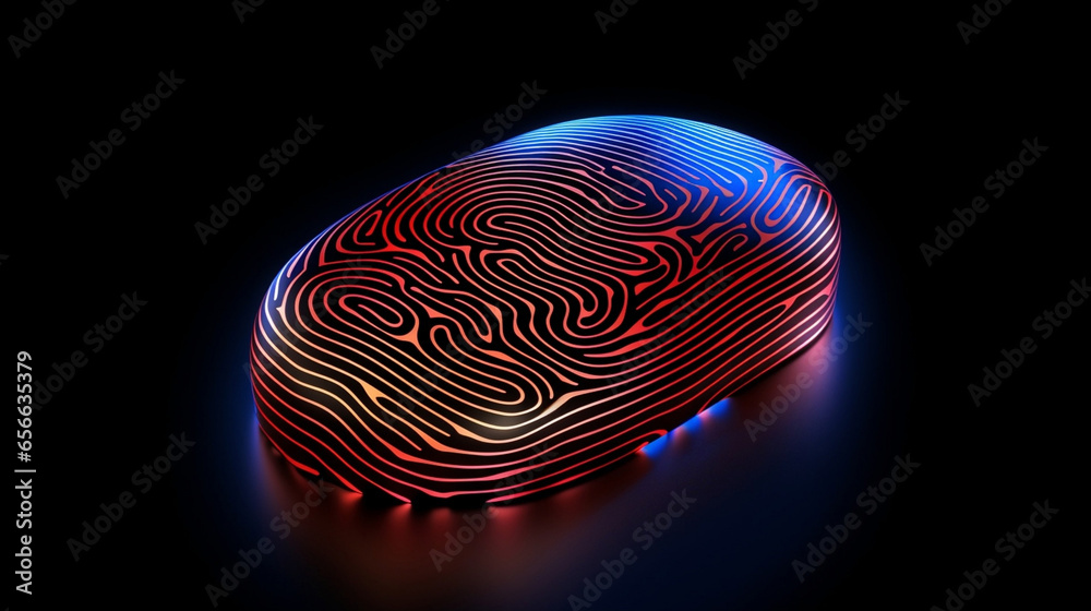 Print access safety security scanner finger scan identification digital ...