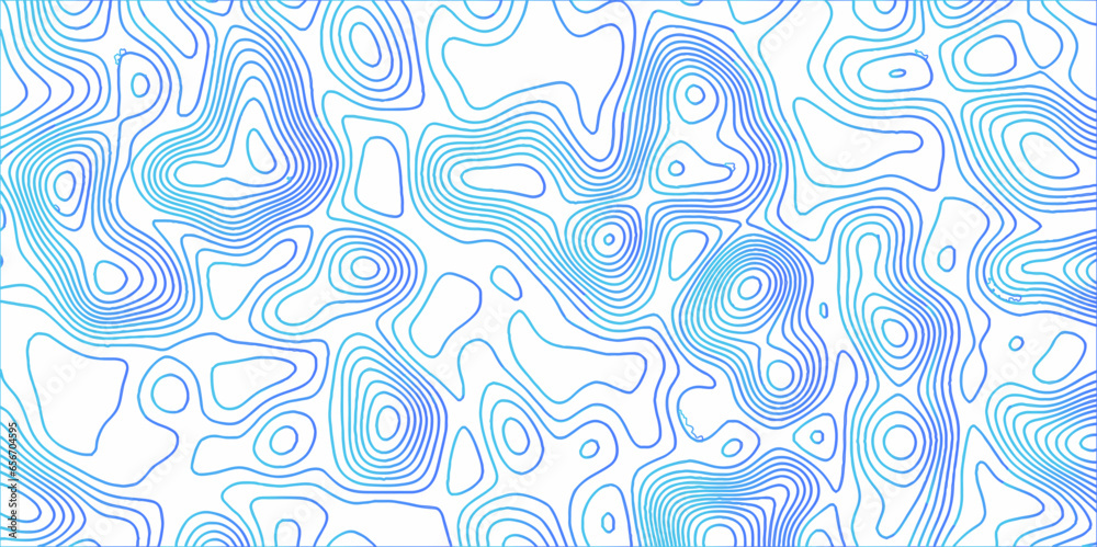 The stylized gradient color abstract topographic map with lines and ... The stylized gradient color abstract topographic map with lines and ...