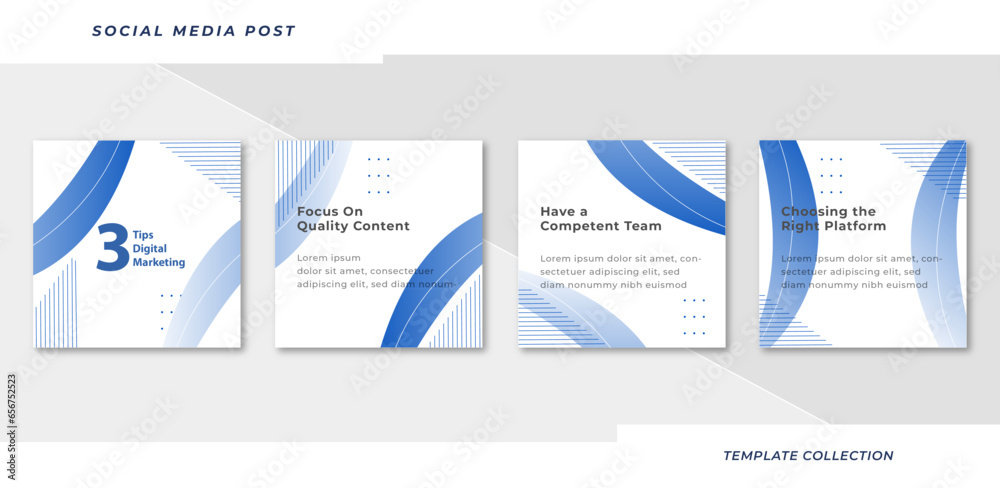 Instagram Social Media Tips Post Collection Tutorial Tip Trick Quick Tips Layout Template