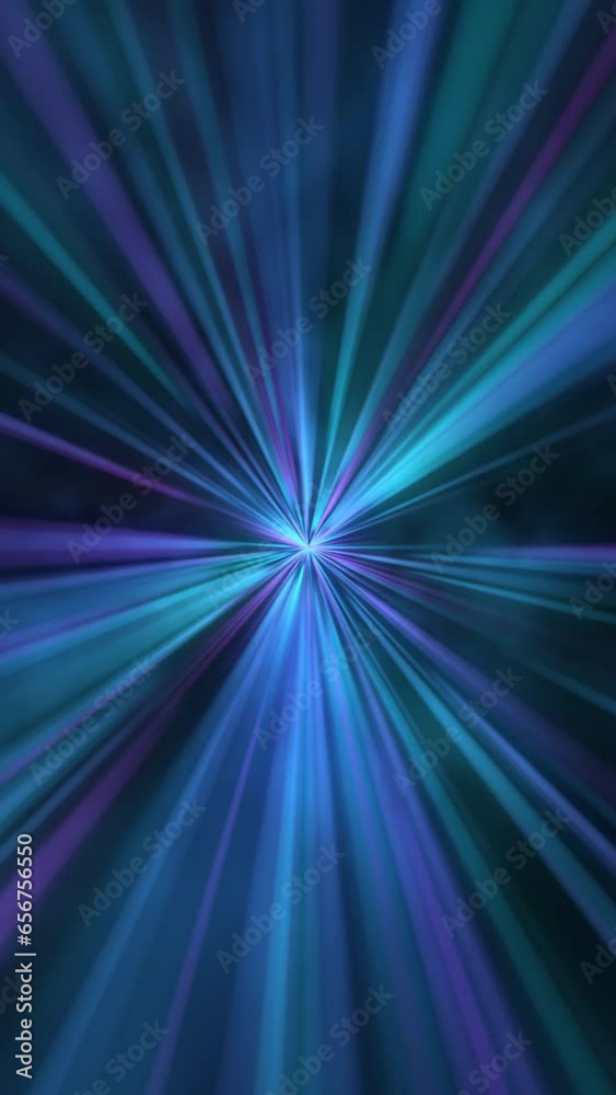 Vidéo Stock Vertical video - interstellar hyperspace motion background ...