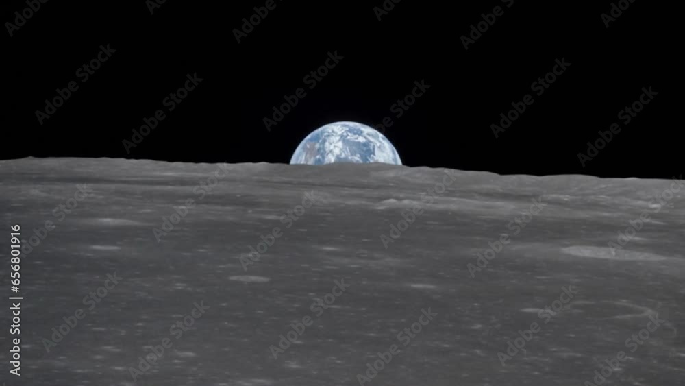 Vidéo Stock Seamless animation of moon phases with alpha channel..Half ...