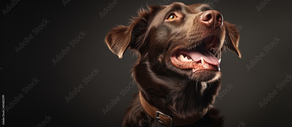 Photographing dogs in a studio capturing their happiness in portraits ...