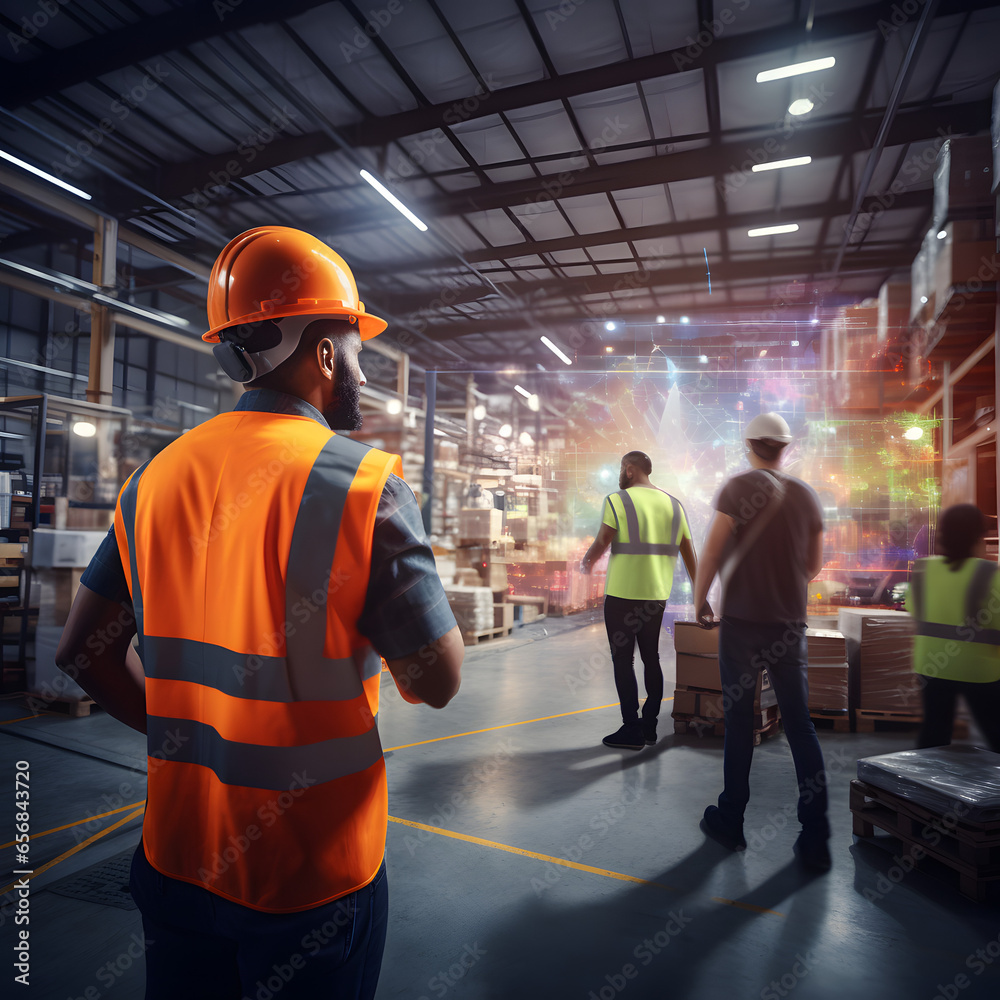 OHS manager conducting a safety culture survey among employees ...