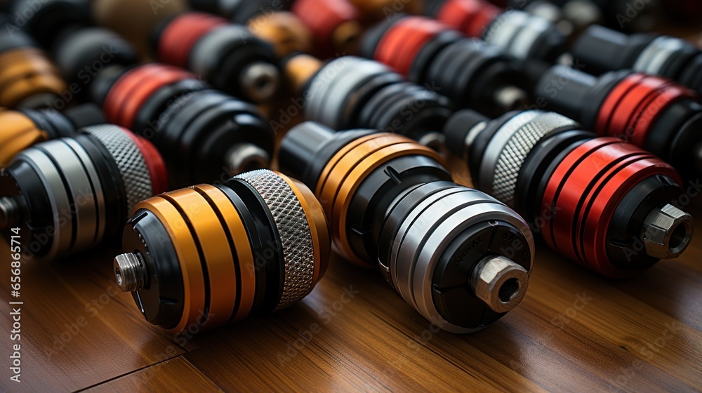 Various types and sizes of steel collet chucks cnc machining or ...