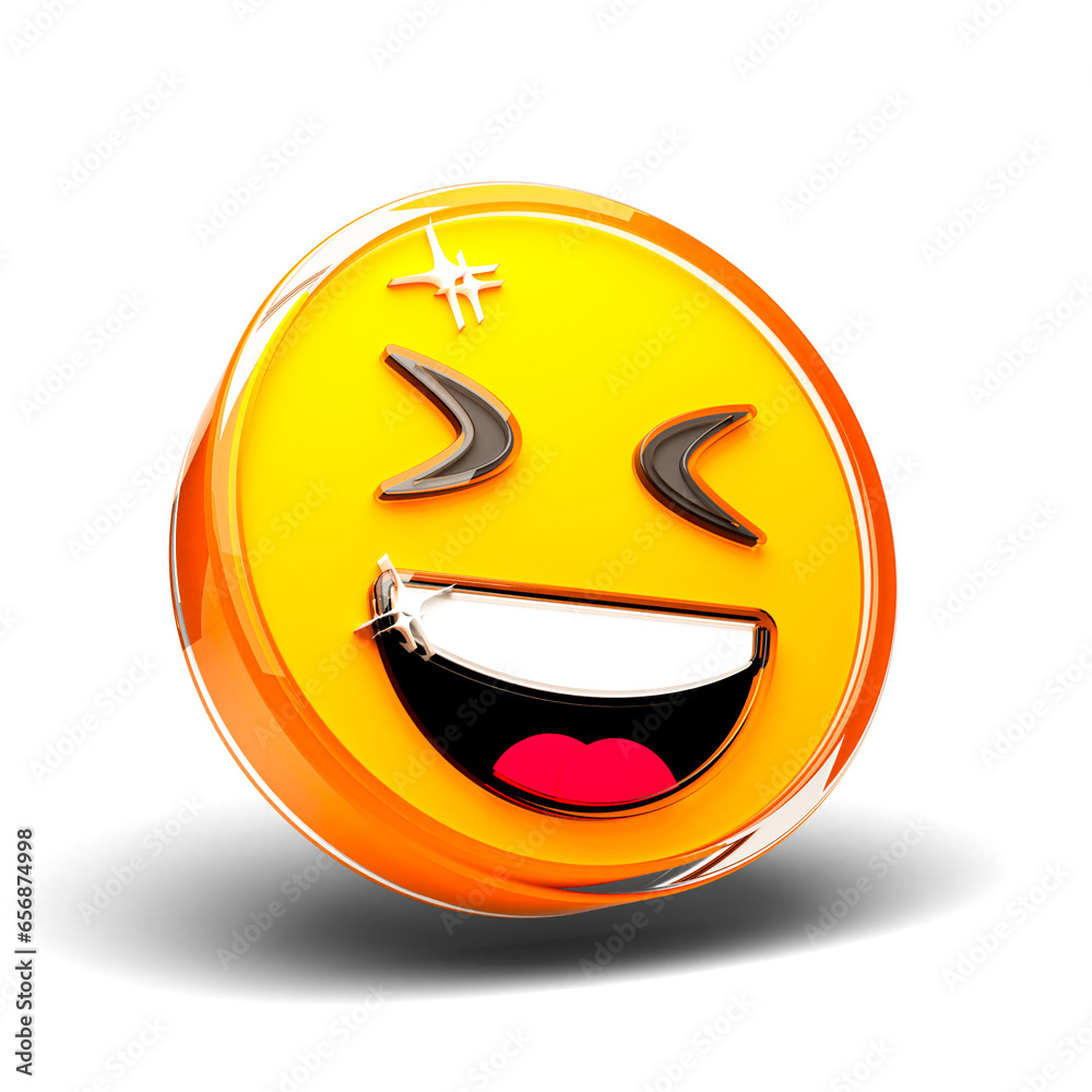 3d Laugh Out Loud Emoticon Icon Png This 3d Emoticon Icon Captures