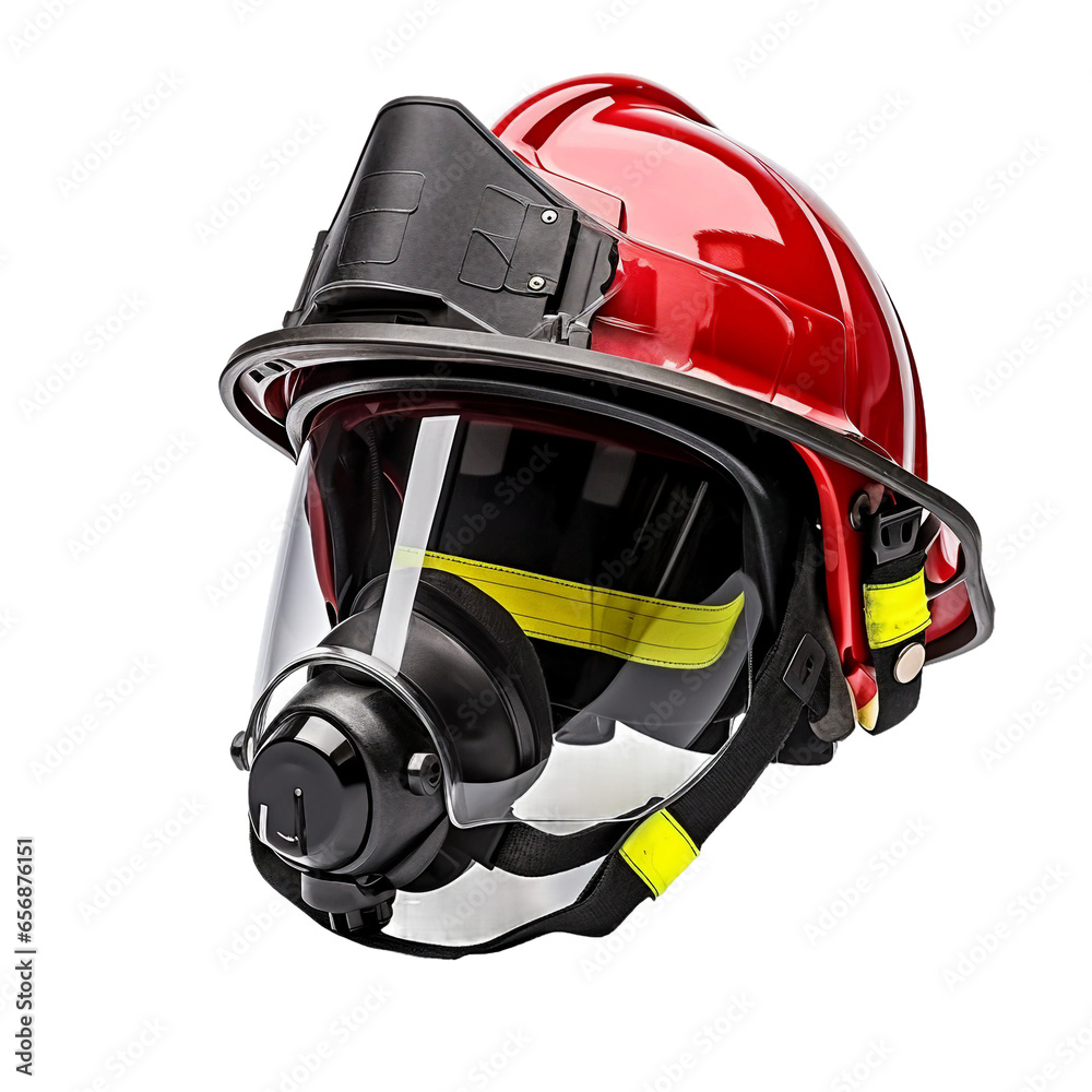 Firefighter Helmet, transparent background, isolated image, generative ...