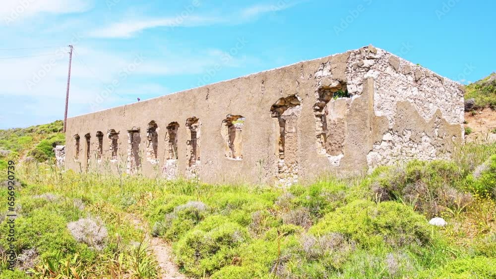 Nazi German abandoned world war 2 bunker building on hiking trail to ...