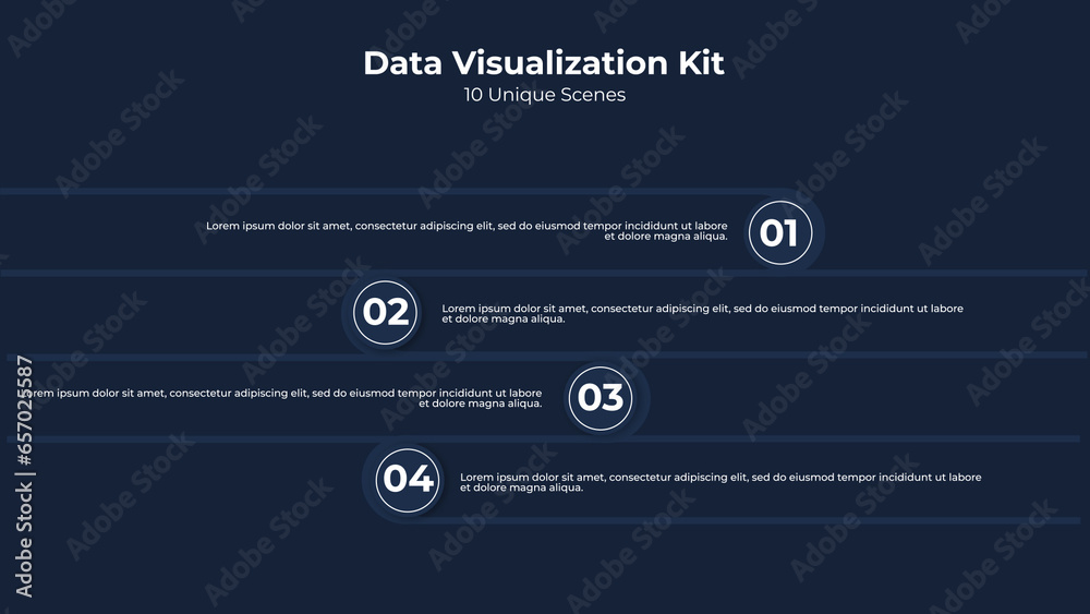Data Visualization Kit | With Control Panel for every Scene Stock ...