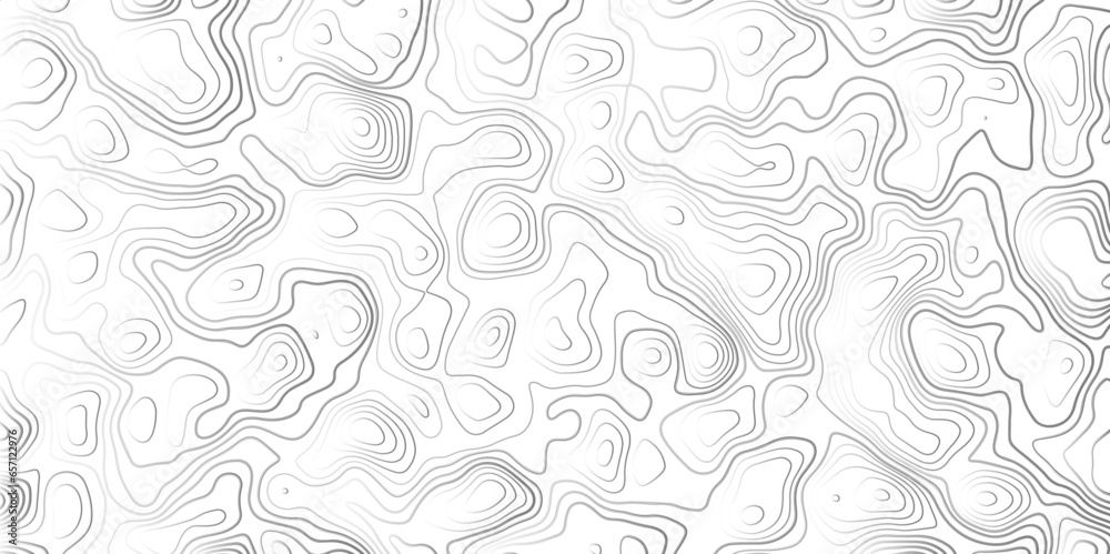 Topographic Background. Gradient Abstract Background with Wavy Lines ...