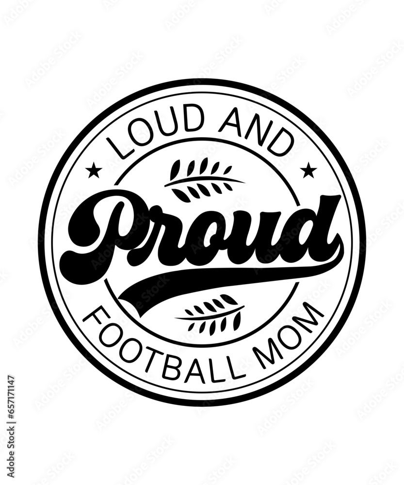 Football Season, Digital download, Round door hanger svg, Fall autumn ...