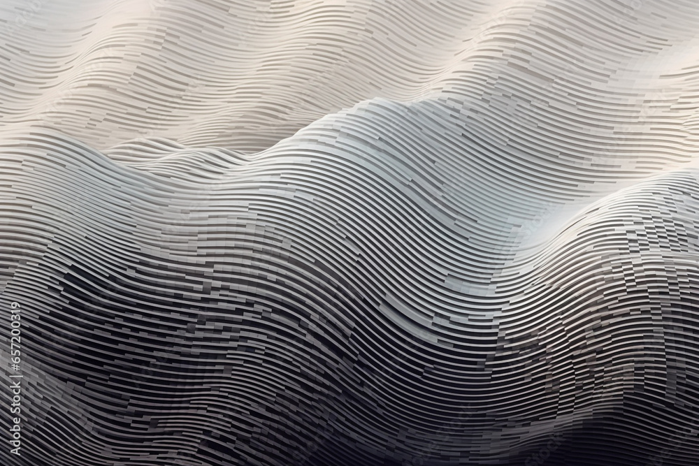 Distorted scan lines in motion blur and glitch effect style black and ...