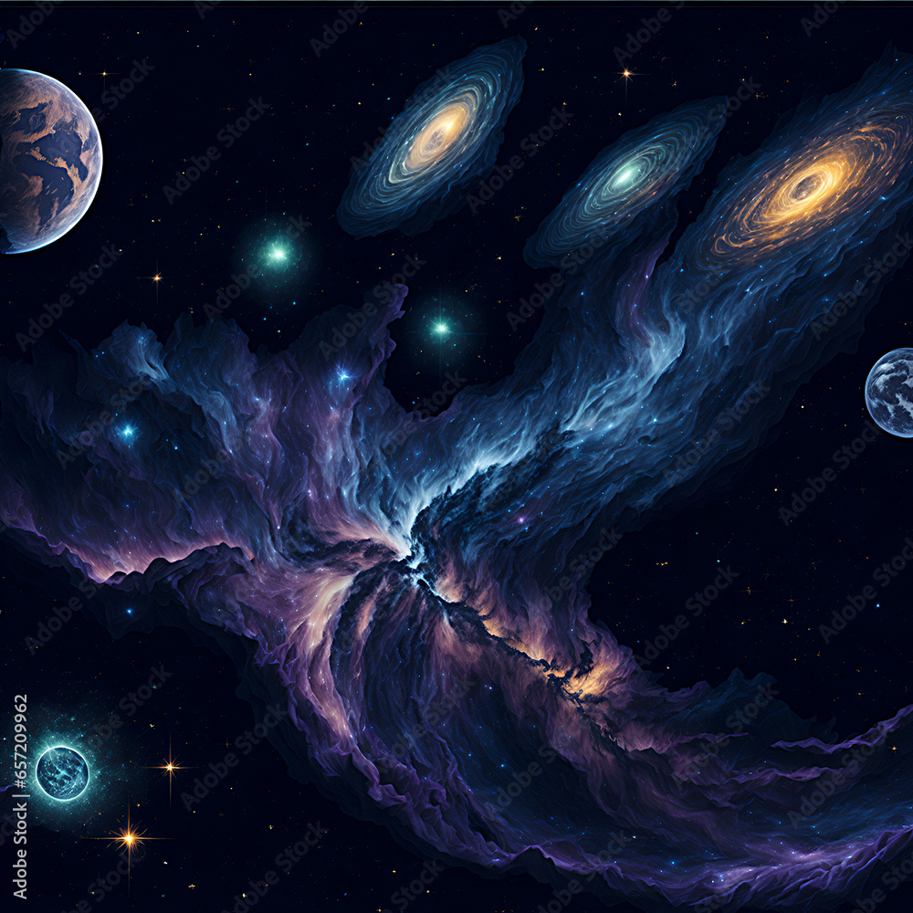 Celestial Dreams: Gaze at the stars with this celestial-themed poster ...