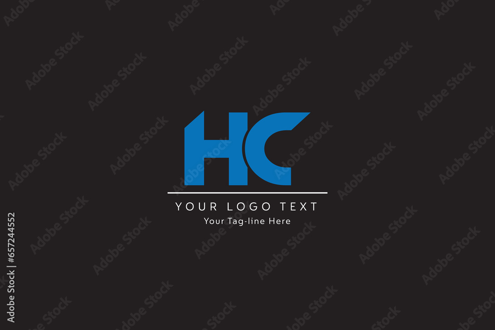 HC Logo Letter design template, Letter HC logo design, Alphabet letters ...