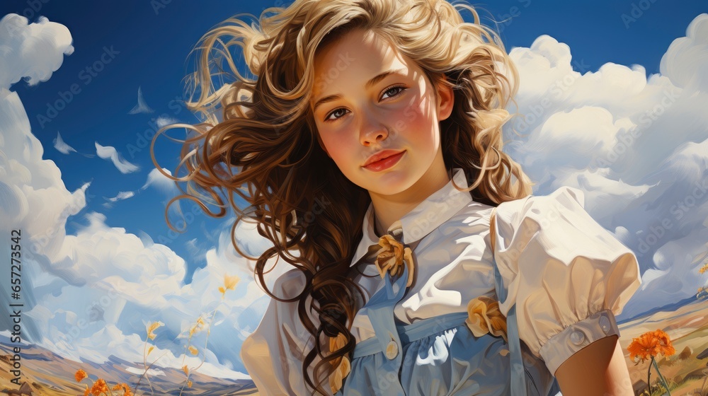 Ultra detailed oil painting of a stunning woman, Background Images , HD ...