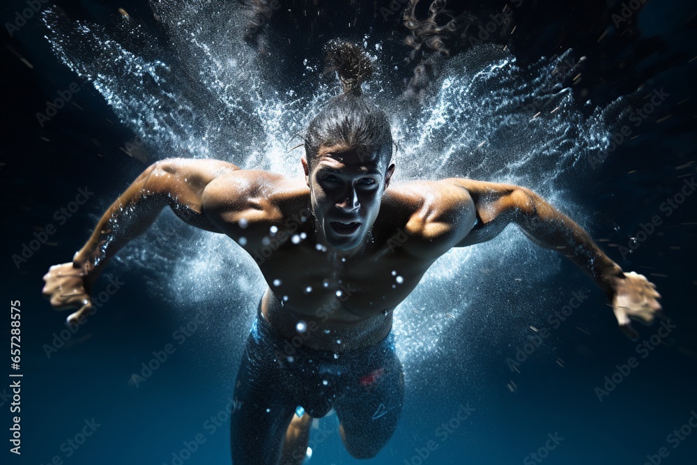 Witness the Grace and Precision of an Olympic Diver in This Captivating ...