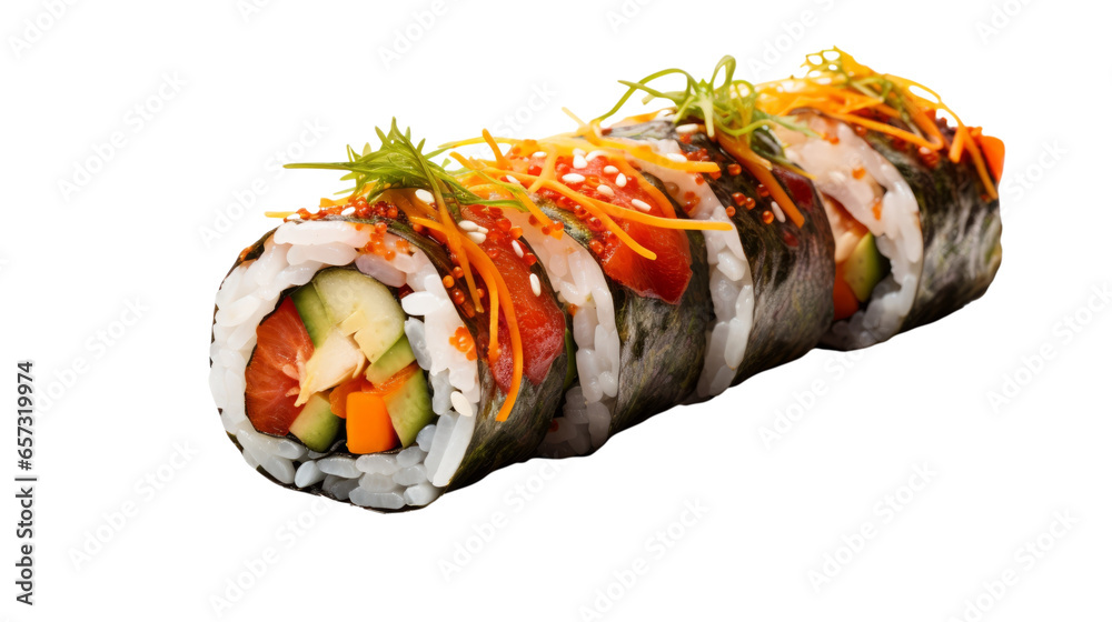 Maki Sushi Set on isolated transparent background, PNG Stock Photo ...