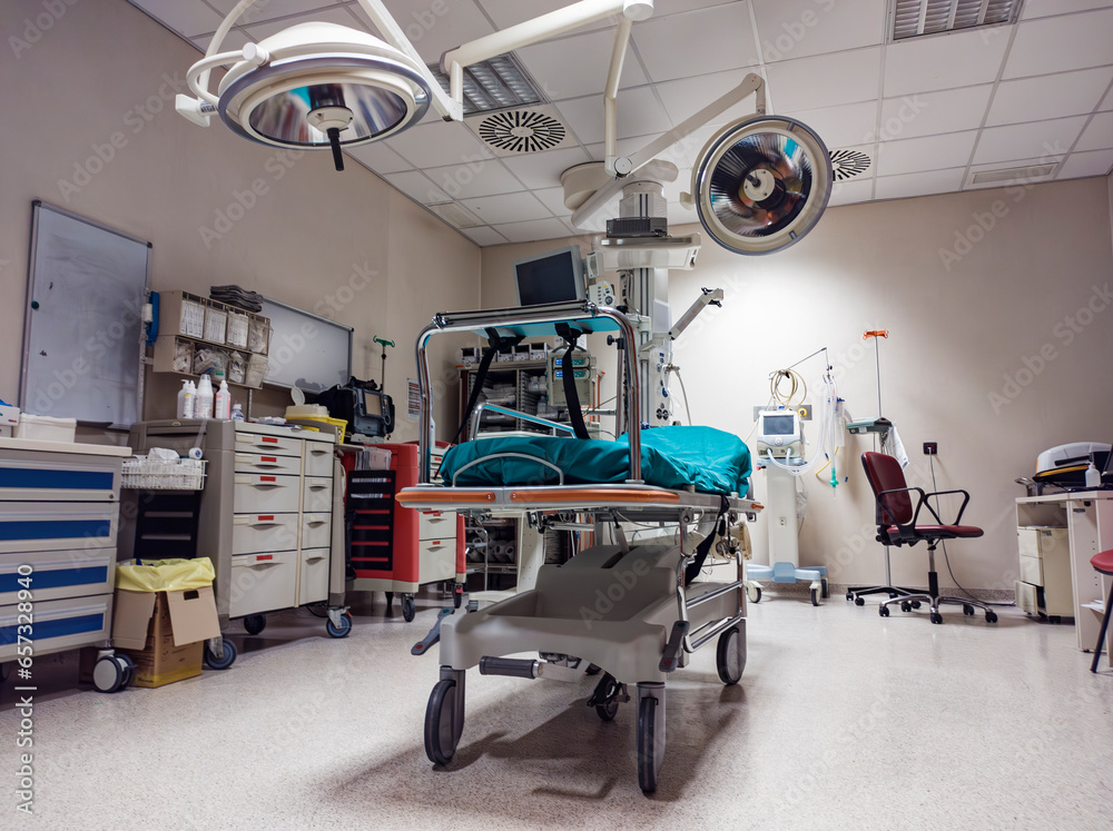 Emergency room in an Hospital Stock Photo | Adobe Stock