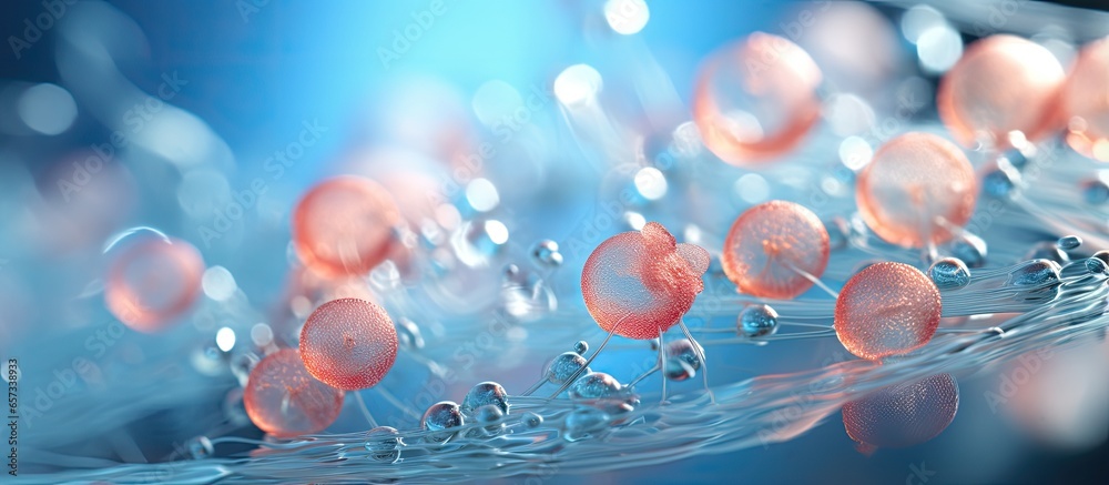 Healthy cells undergoing mitosis microphotograph of tissue under ...