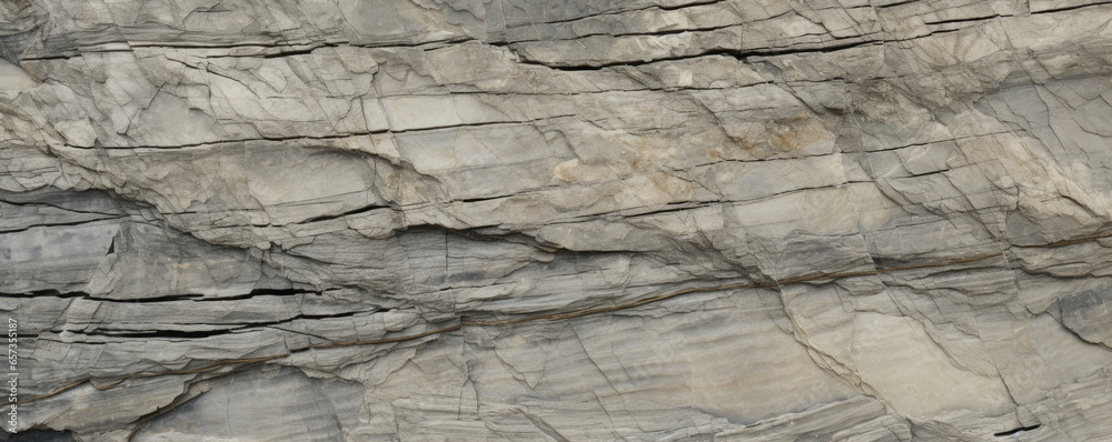 Texture of thin and fragile shale layers, overlapping each other like ...
