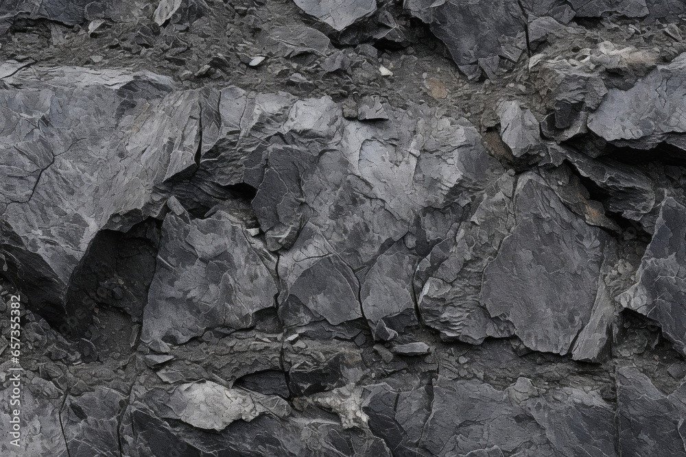 Texture of finegrained volcanic tuff, resembling compacted ash. Its ...