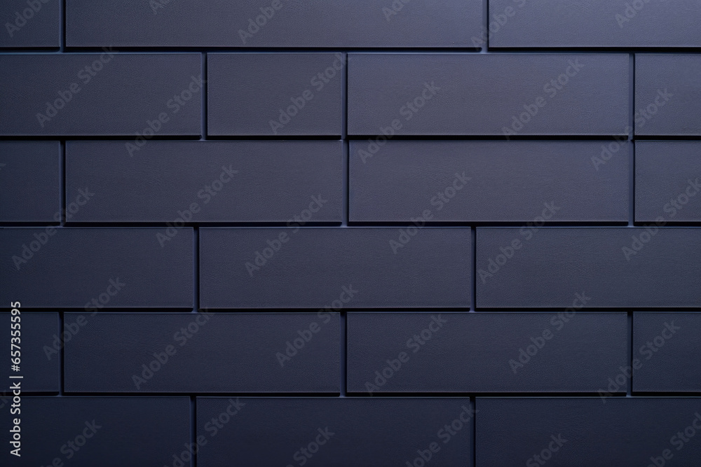 Texture of matte finish fireclay tiles in a dark navy blue color. These ...