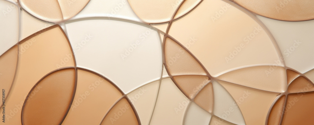 Closeup of a geometric glass pattern with a slightly frosted appearance ...