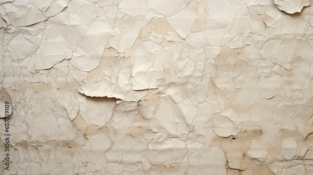 Closeup of a torn paper texture with ripped and torn sections, exposing ...