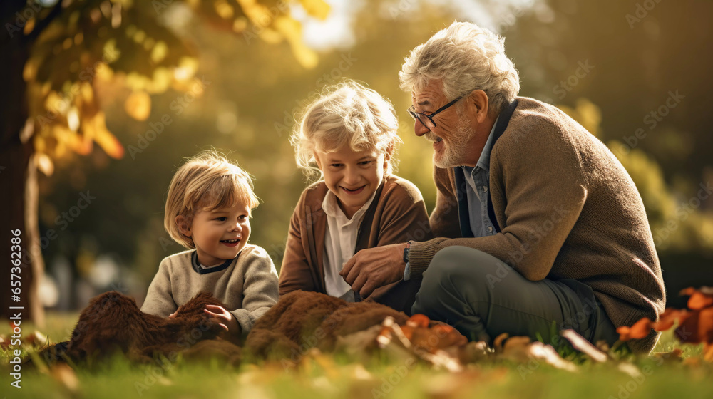 Crossing Generations. Generations connect as grandparents bond with ...