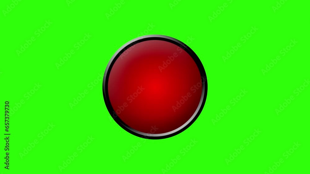 Basic circle background poop up channel logo animation greenscreen 4k ...