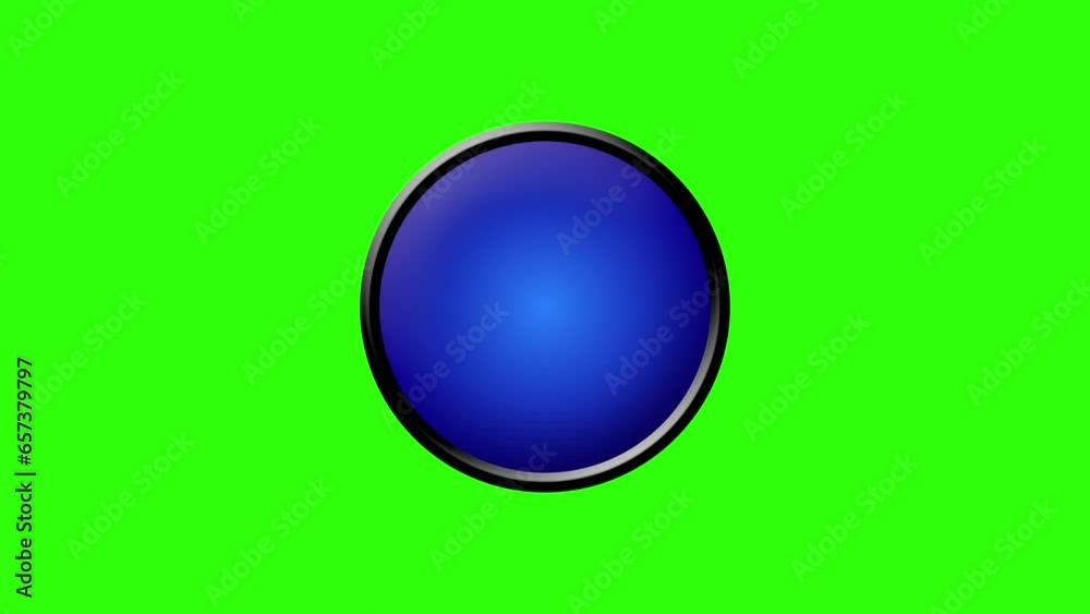 Basic circle background poop up channel logo animation greenscreen 4k ...