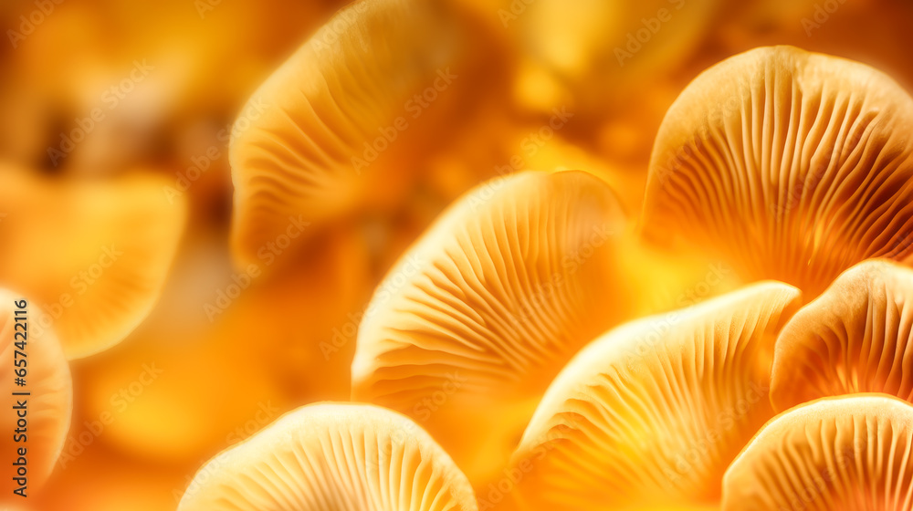 Mushroom texture pattern for design and decoration. Beautiful natural ...