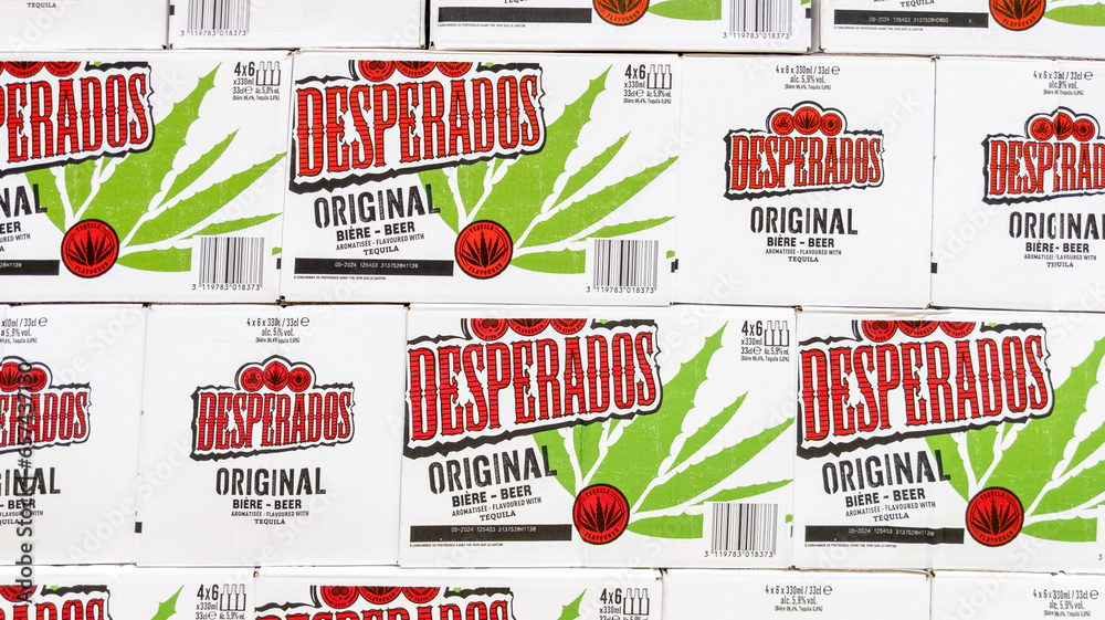 Desperados tequila beer original text logo and sign brand for sell ...