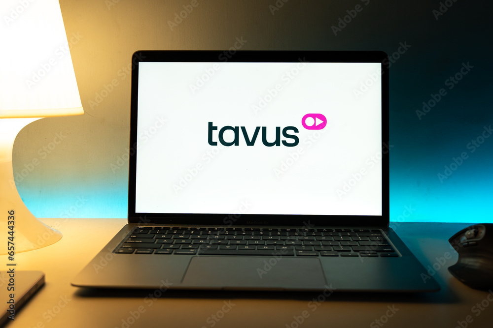West Bangal, India - july 5, 2023 : Tavus ai logo on phone screen stock ...
