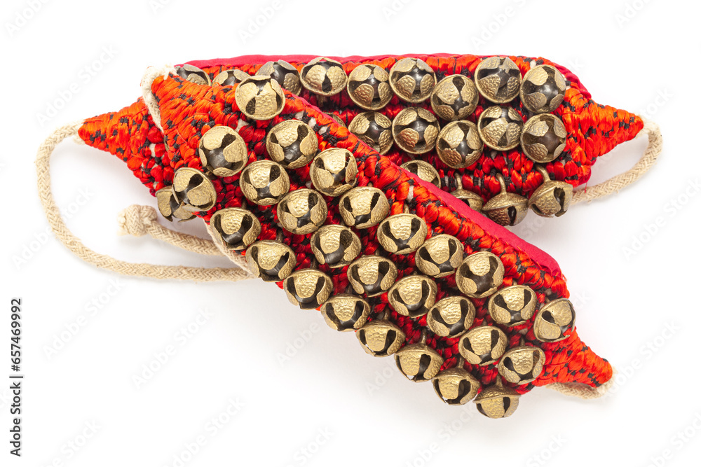India's traditional Dancing Bells Ghungroo made of brass and crafted in ...