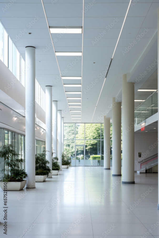 Ground floor hall of office building Stock Photo | Adobe Stock