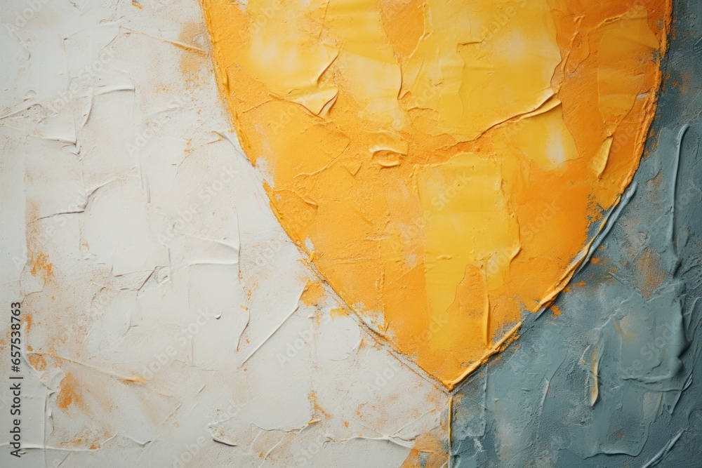 artistic background with relief paint on the wall close-up texture view ...