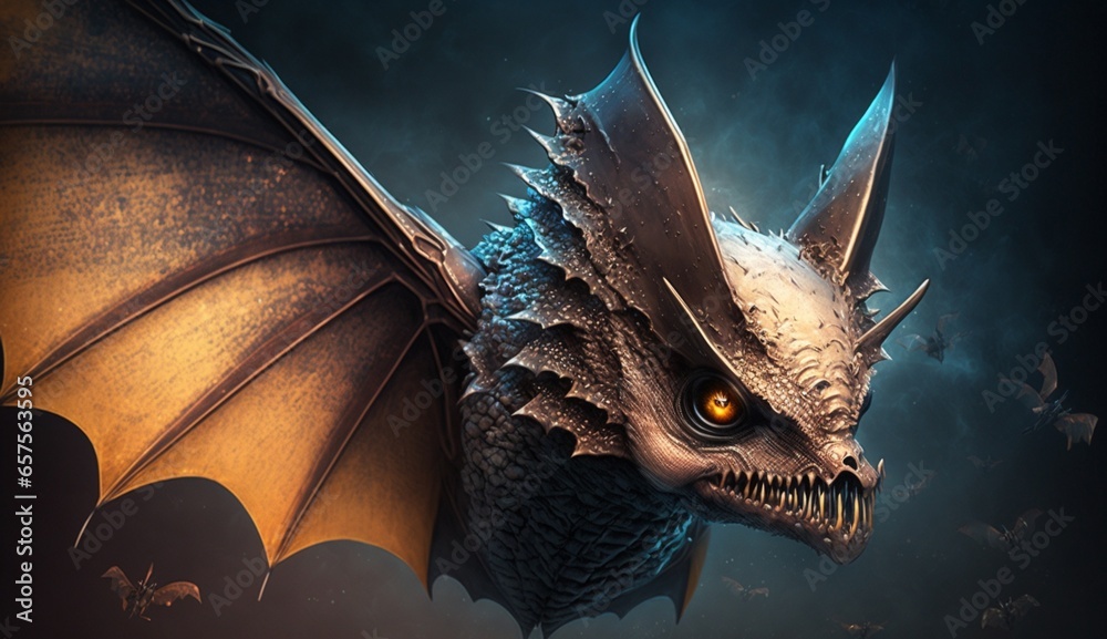 Bat bird flying bangalore bacteria facts photography image Ai generated ...