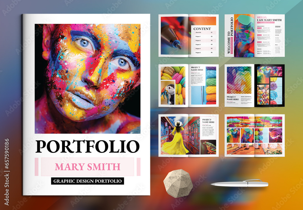 Portfolio Layout Stock Template | Adobe Stock