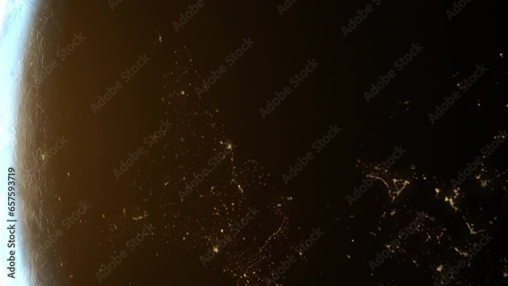 Vertical format : A captivating motion graphic visuals of planet Earth ...